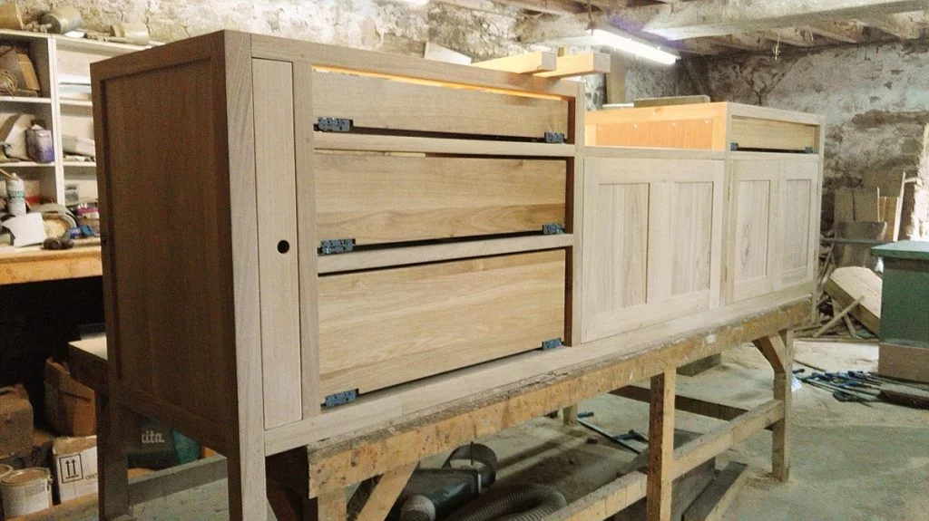 Bespoke Oak Kitchen for a French Manoir | Makers Furniture